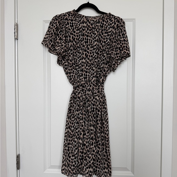 LOFT | Dresses | Loft Tie Waist Leopard Print Womens Dress | Poshmark